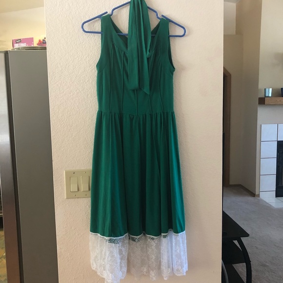 Dresses | Adorable Classy Flowy Dress With Lace Bottom | Poshmark